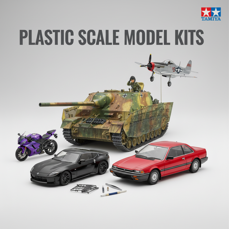 Scale Models & Plastic Model Kits - Tamiya, Revell, Italeri