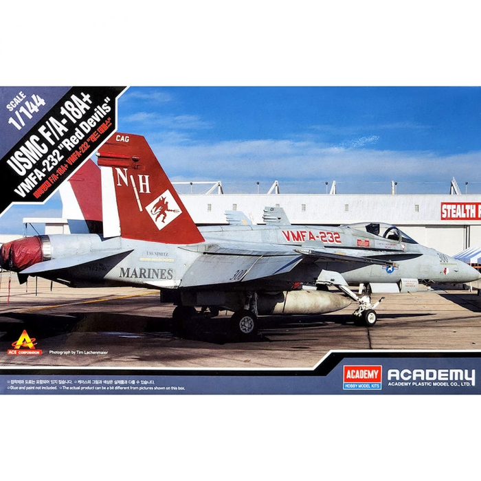Academy 1/144 USMC F/A-18A+ VMFA-232 "Red Devils" Plastic Model Kit *A