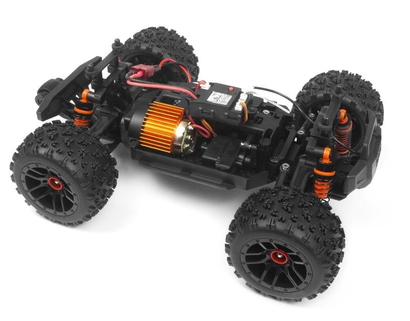 Maverick 1 18 Atom RTR 4WD Electric RC Monster Truck Orange