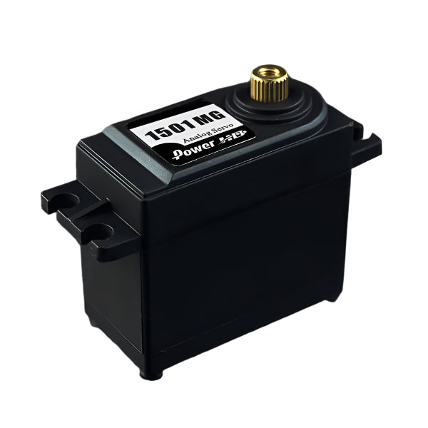 Power HD 1501MG Servo - High Torque Copper Gear DC Motor for RC Cars