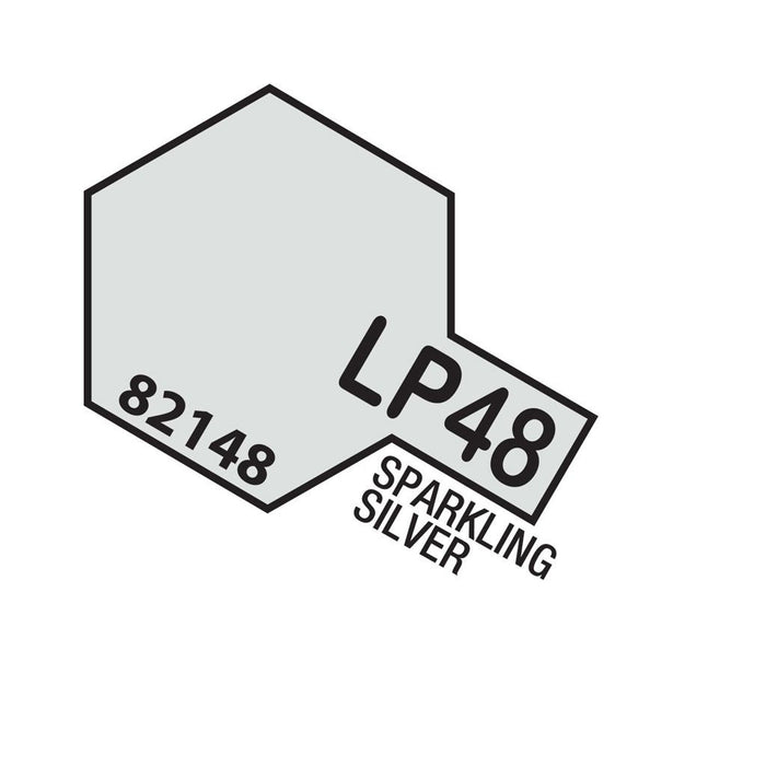 Tamiya LP-48 Sparkling Silver Lacquer Paint