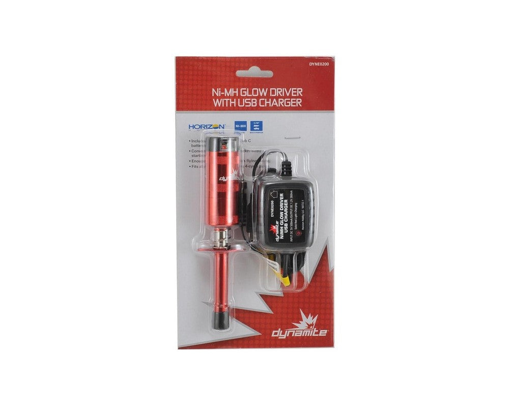 Dynamite Ni-Mh Glow Driver with USB Charger | Techtonic Hobbies