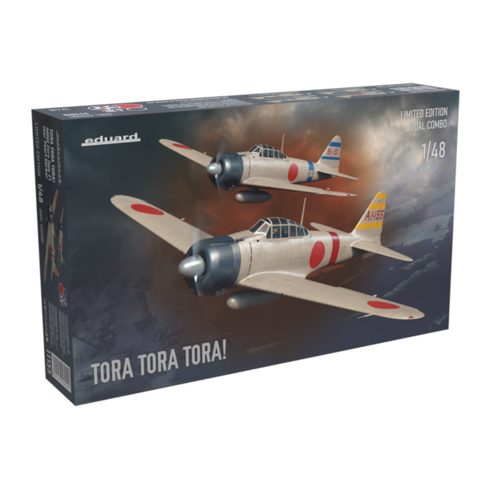 Eduard 11155 1/48 Scale A6M2 Zero Type 21 Duel Combo "Tora Tora Tora"