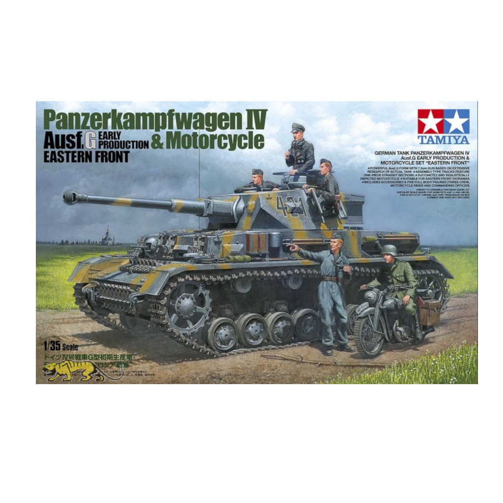 Tamiya 25209 1/35 Scale Panzerkampfwagen IV Ausf G Early Production Wi