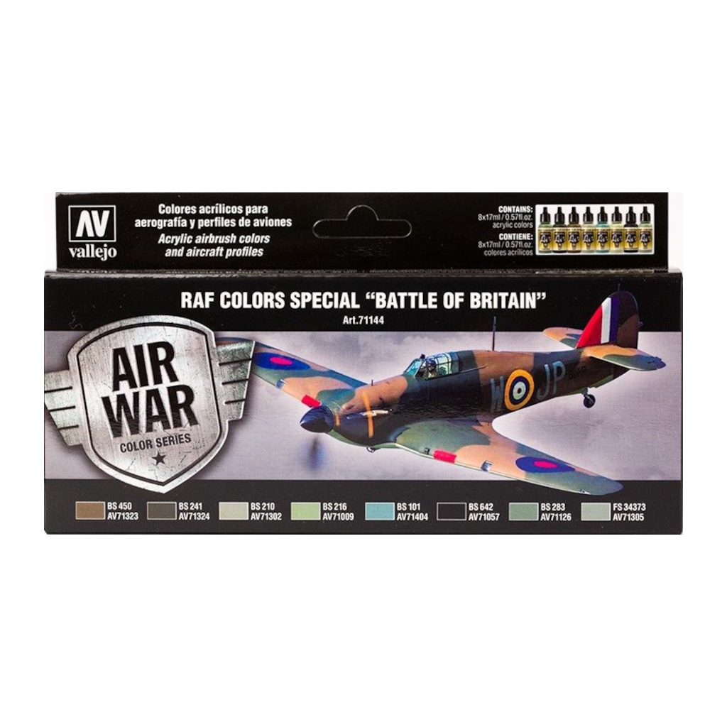 Vallejo 71144 Model Air Set RAF Special Colors "Battle of Britain