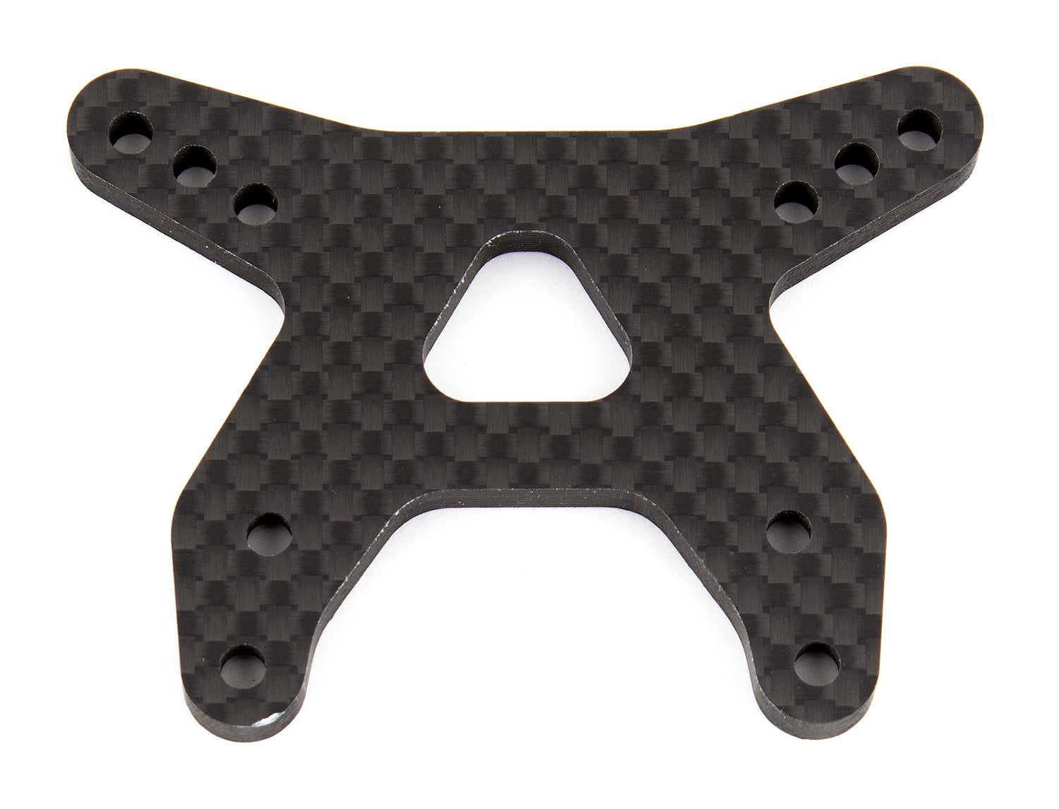 Team Associated RC10B6.1 Front Shock Tower, gull-wing, carbon fiber