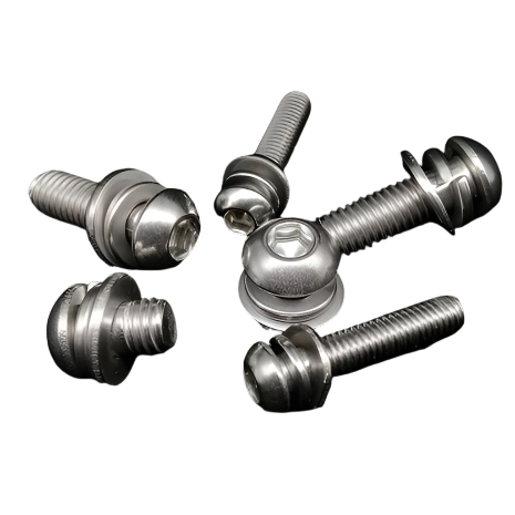 Stainless Steel Button Head screw M4x6 with washers (fixed)