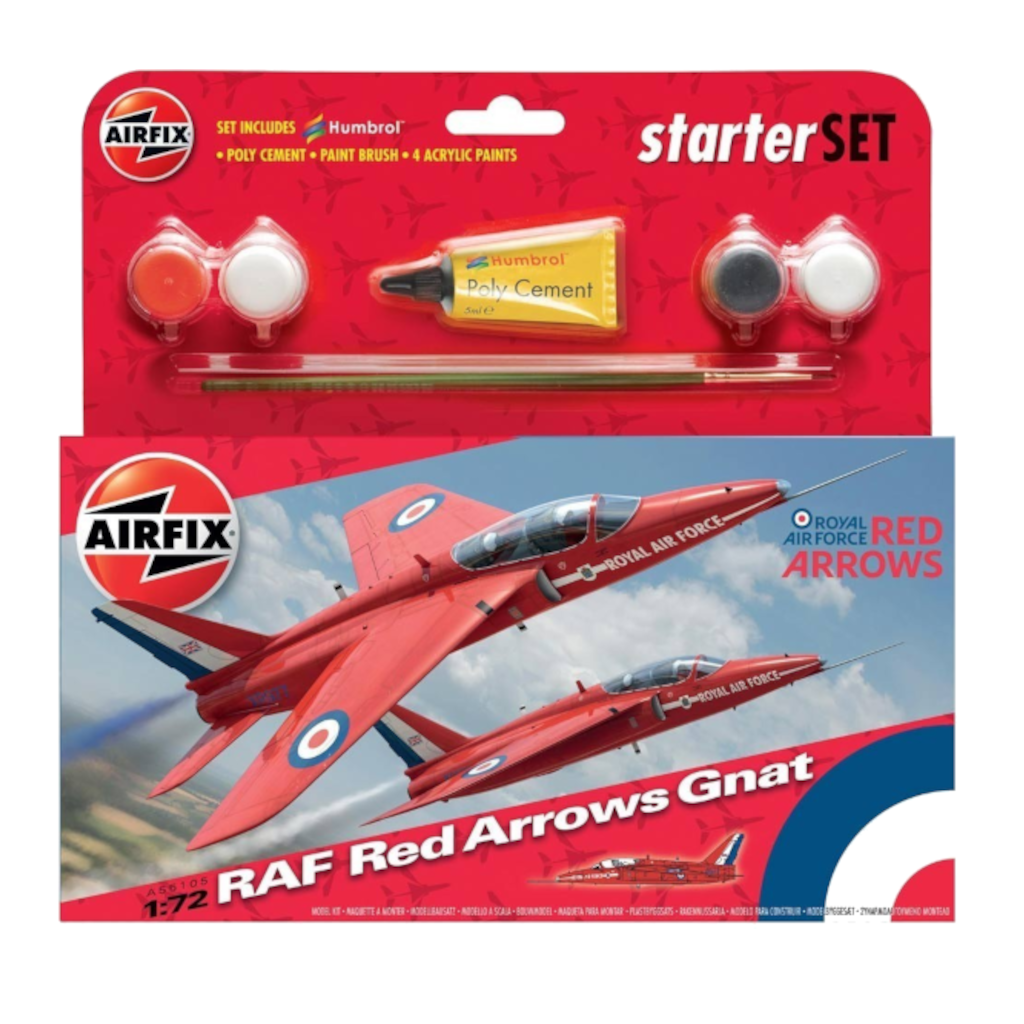 Airfix 1/72 Red Arrow Gnat Starter Set 55105