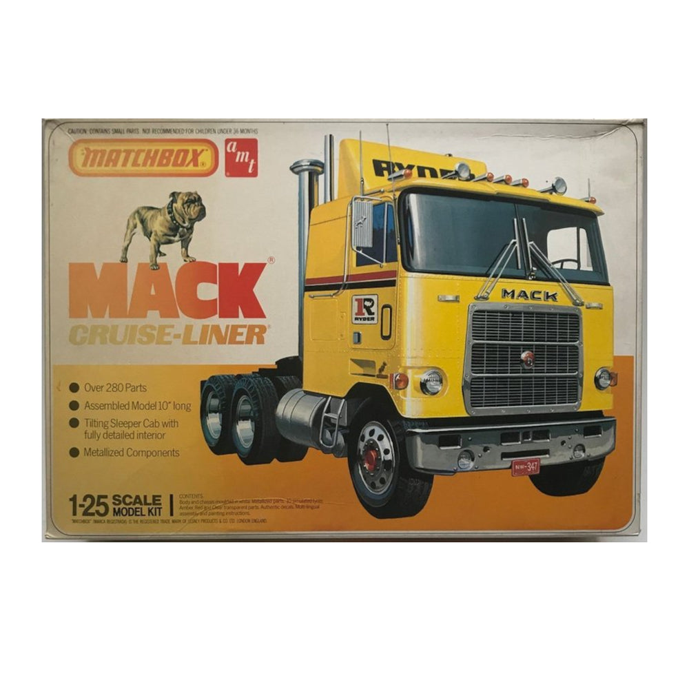 Matchbox/Amt 6112 1/25 Scale Mack Cruise-Liner Semi Tractor (Rare Vint