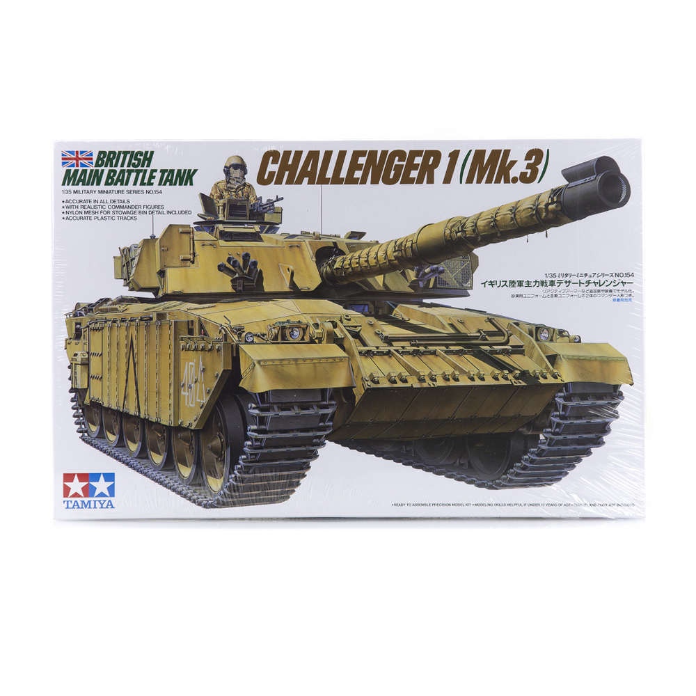 Tamiya 35154 1/35 British Main Battle Tank Challenger 1 Mk.3 Model Kit